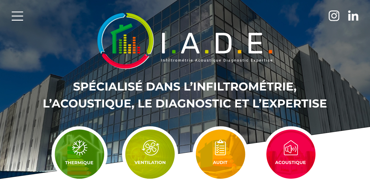 IADE Normandie - Infiltrométrie, Acoustique, Diagnostic et Expertise